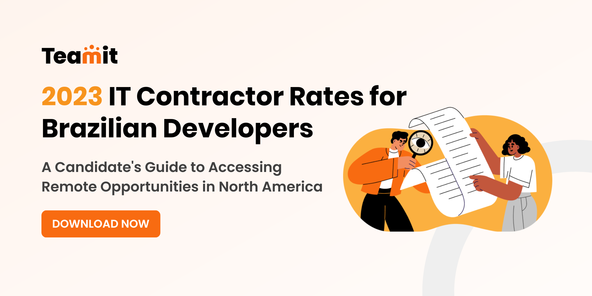 Thank you for downloading Teamit's 2023 IT Contractor Rate Guide